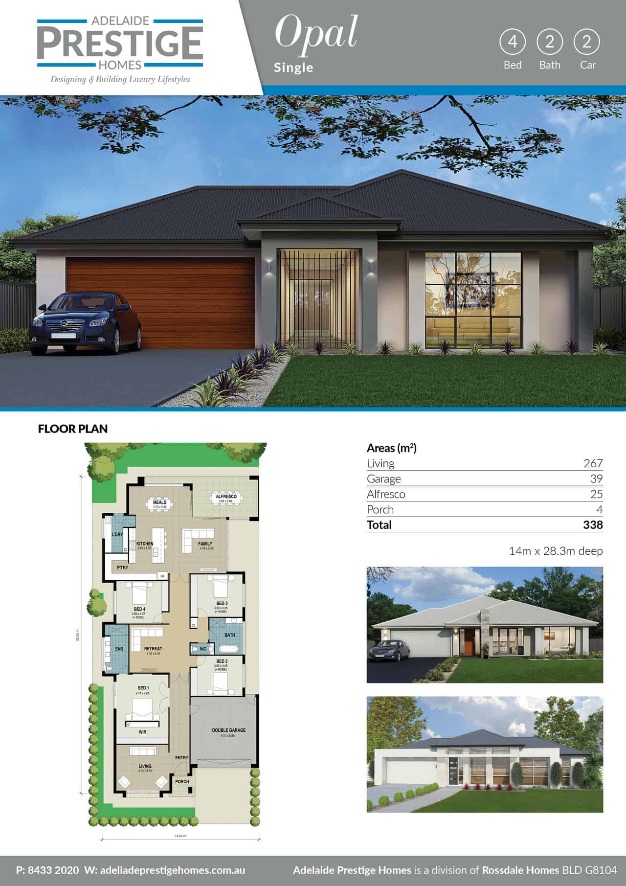 Opal APH Home Design 8 - Adelaide Prestige Homes